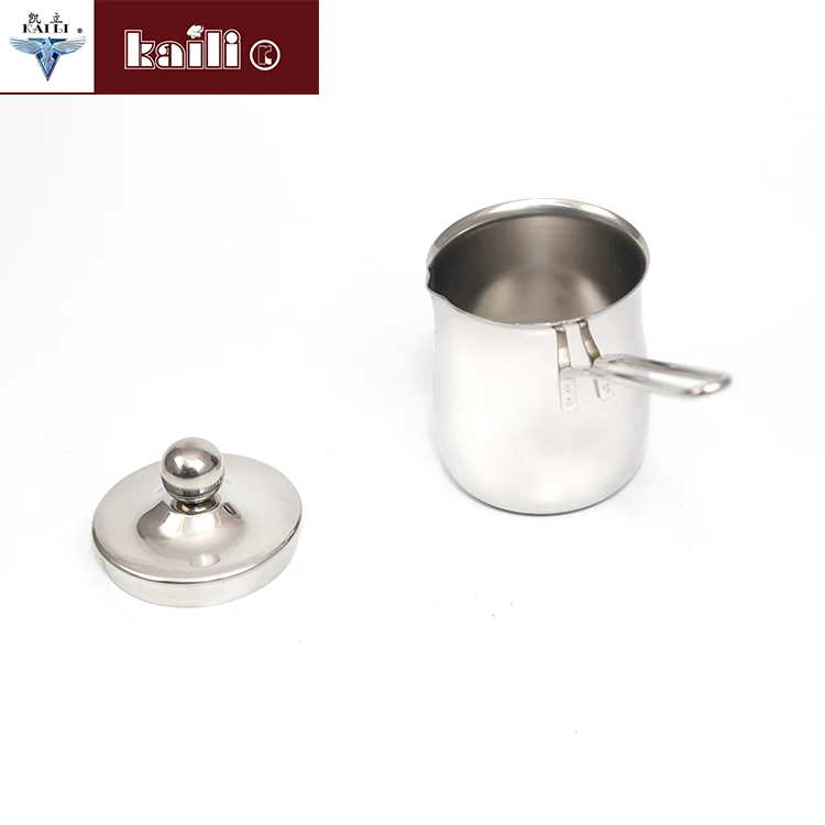Wholesale Stainless Steel Milk Heating Cooking Pot Without Lid Coffee ...