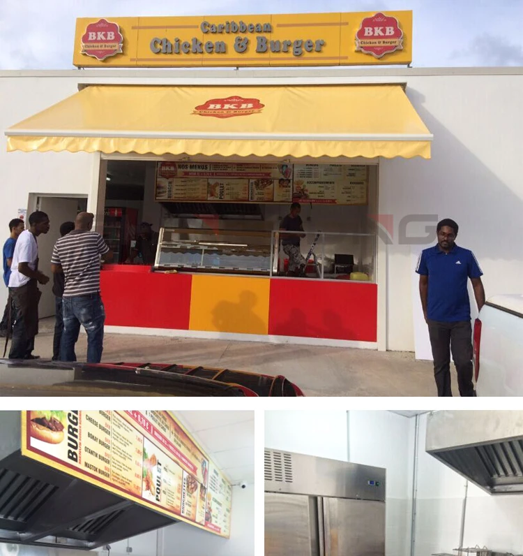 Fast Food Container House Kiosk - Eco-Friendly & Customizable