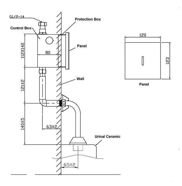 Hot Sale Oem/ Odm Electronic Motion Auto Toilet Flush Urinal Sensor ...