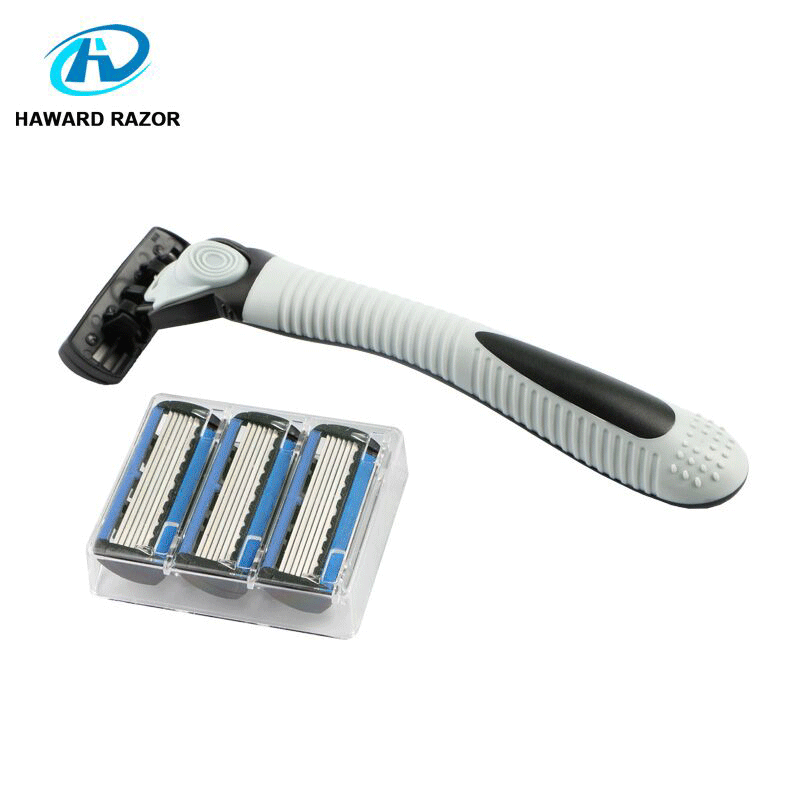 Small Moq Razor 6 Blade Super Stainless Steel Disposable Shaving Razor ...