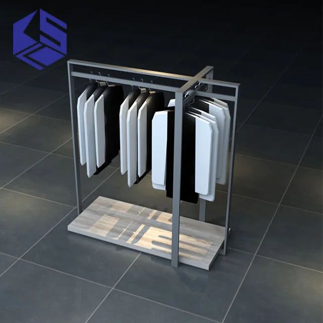 Newest Popular Unique Design New Invention 4 Way Clothing Display Rack ...
