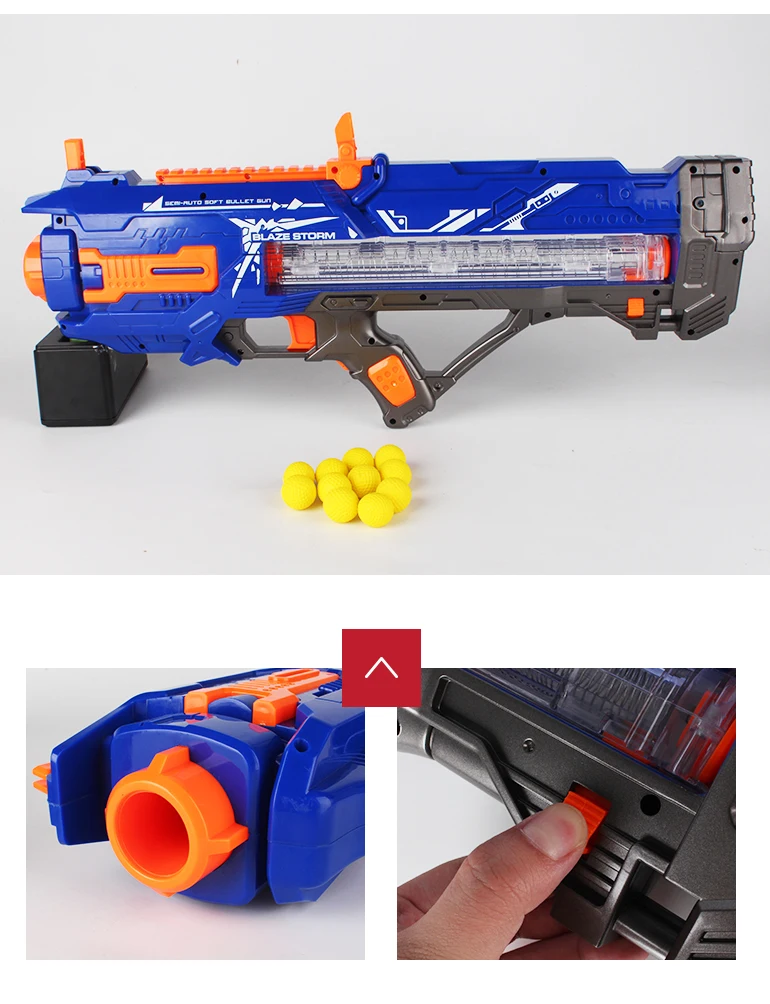 Popular 12 Rounds Electric Toy Gun - Fun & Safe Shooting