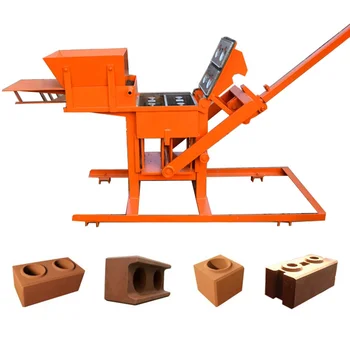 Manual Clay /soil/ Concrete /cement Brick Making Machine - Buy Soil ...