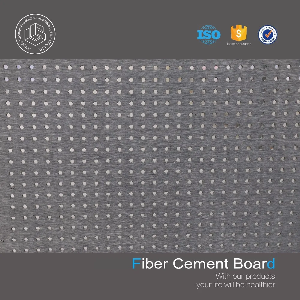 6mmhigh Quality Perforated Fiber Cement Board Cement Siding Plank - Buy ...