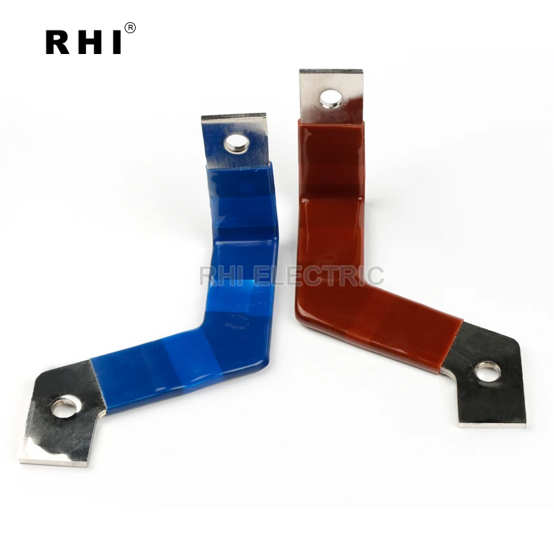 400A Bended PVC Dipping Copper Busbar Connector for Switch Electrical ...