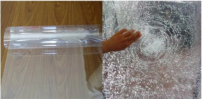 8mil Bulletproof Glass Window Film Safety Tint Film For Building ...