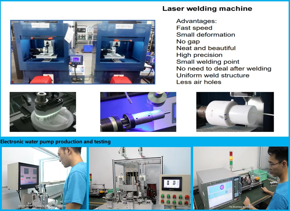 Water Pump For Mercedes C300 W205 M274 Coolant Pump 2742000107 ...