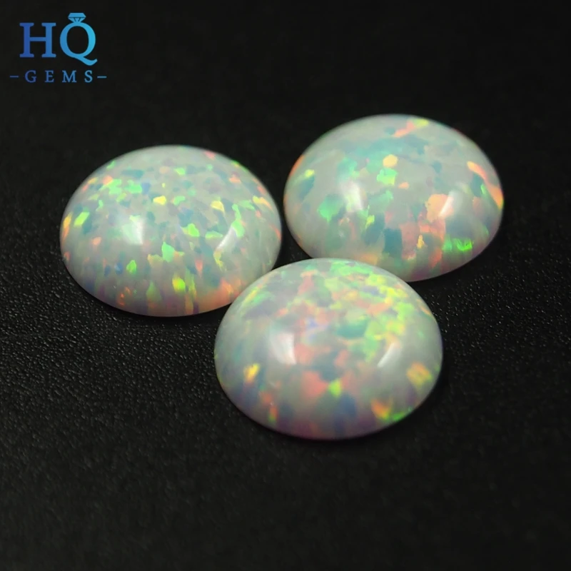 White Fire&snow Op17 Hot Sale Synthetic Opal Stones - Buy Synthetic ...