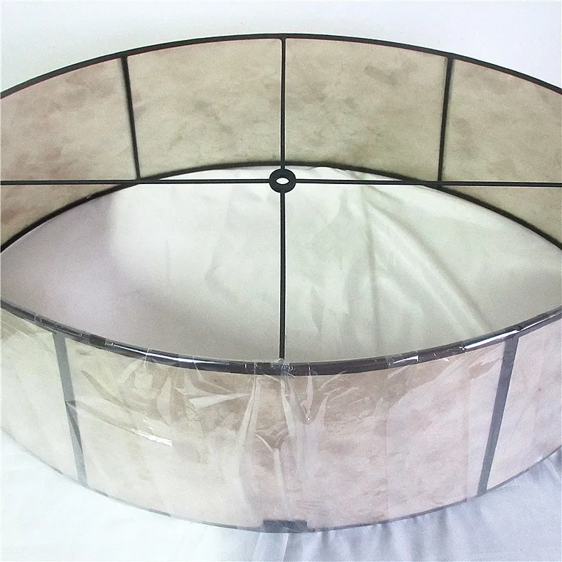 Large Size Indoor Mica Lighting Blonde Mica Elliptical Lamp Shade,Mica ...