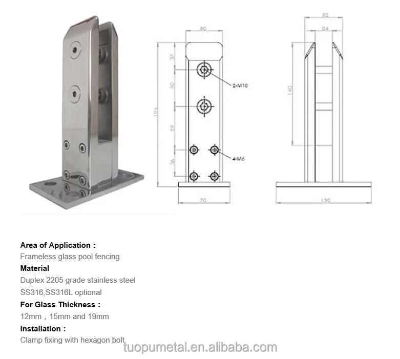 China Wholesale Frameless Glass Railing Spigot,Glass Balustrade Spigots ...