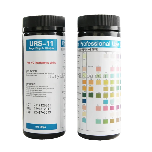 Reagent Strips For Urinalysis Urs-11 With Fda,Ce,Iso Certificate - Buy ...