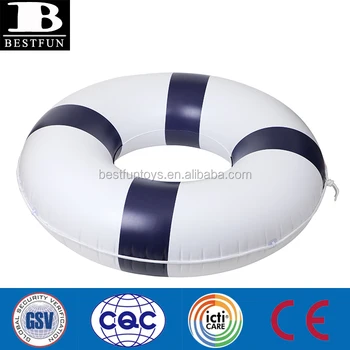 Promotional Custom Cheap Inflatable Life Ring Durable Plastic Buoy ...