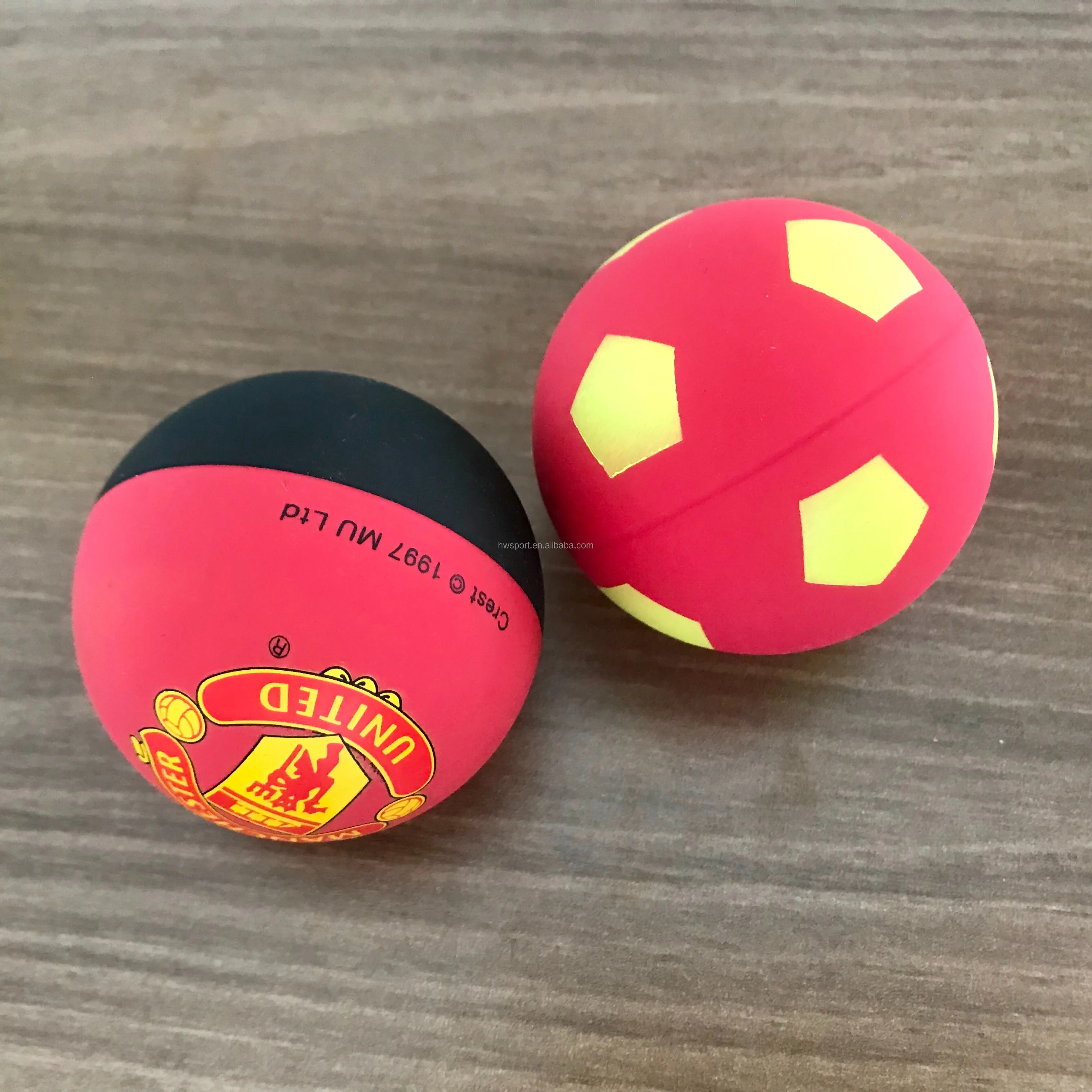Customized Rubber Yoyo Ball Boomerang Toy String Promotional Football ...