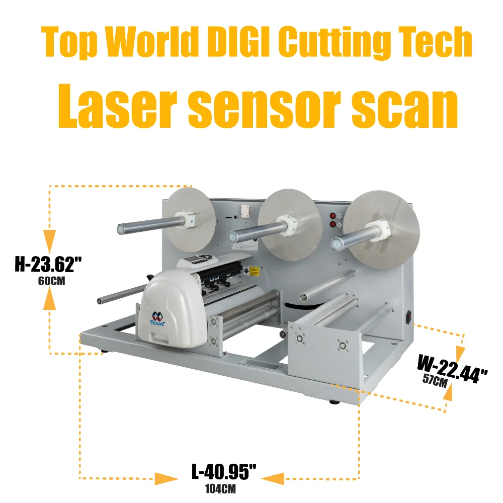 Automatic Sticker Half Cutter Digital Sticker Finisher Rotary Die ...