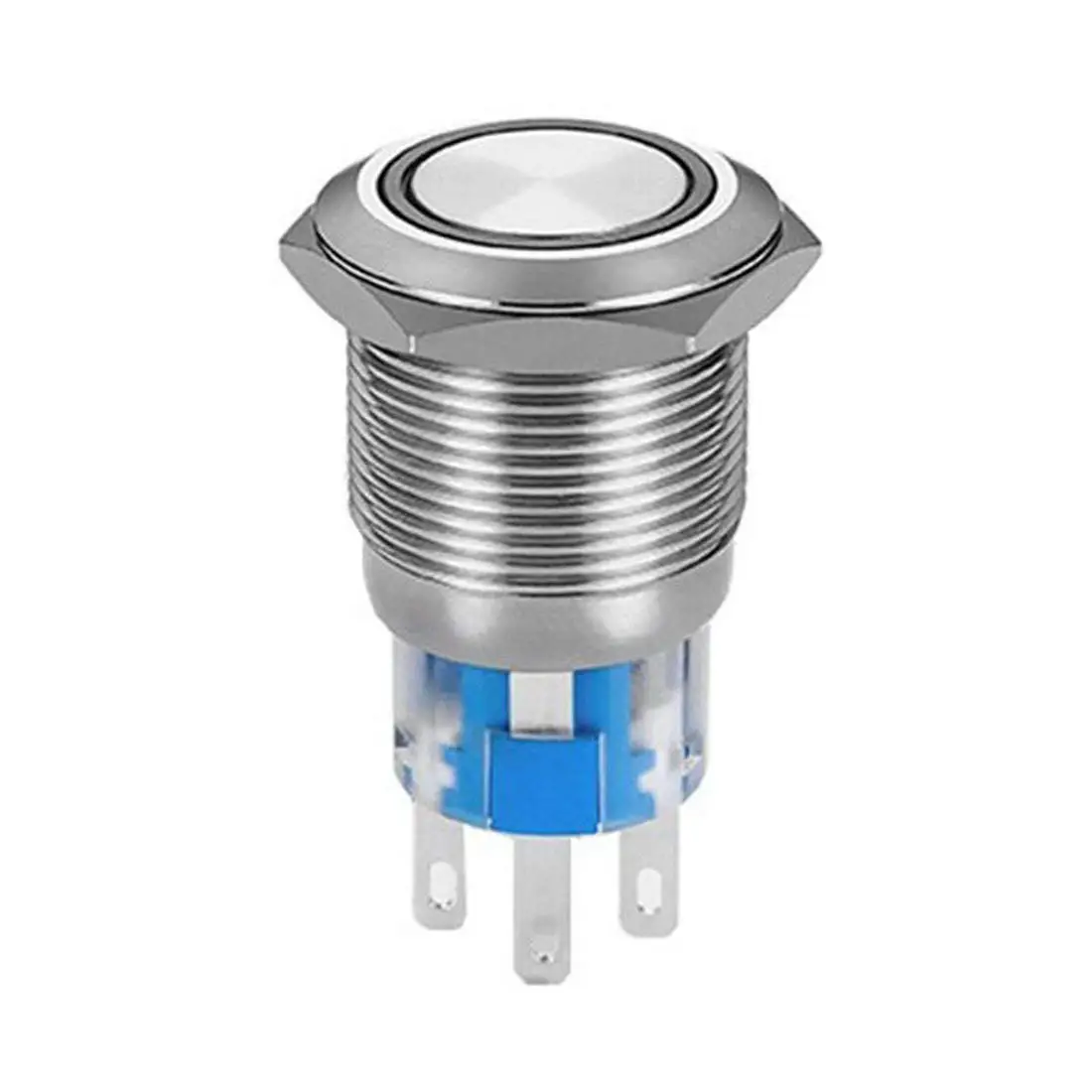 Waterproof Ip67 19mm 2 Bi-color Dual Color Illuminated Latching 24v ...