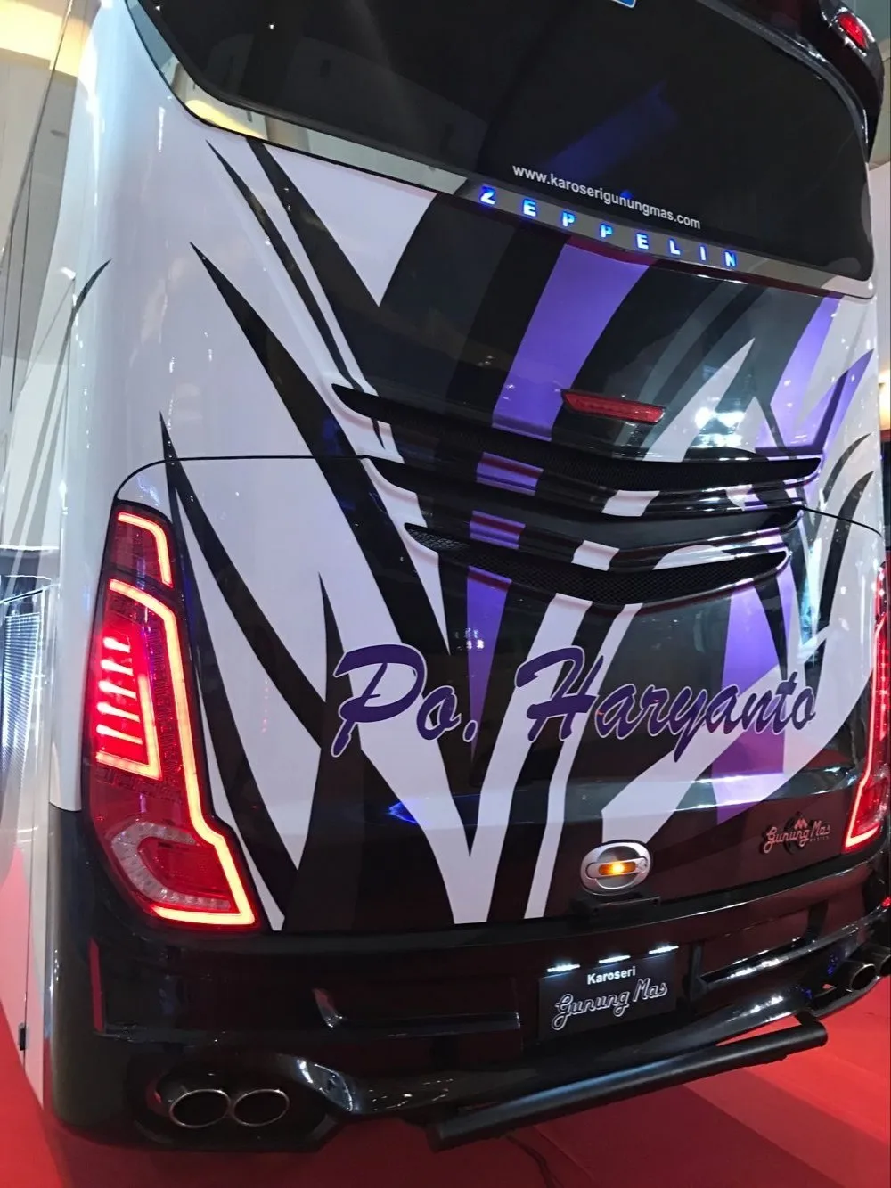 Comil Bus Led Tail Lights - Universal Fiber Optic HC-B-2677