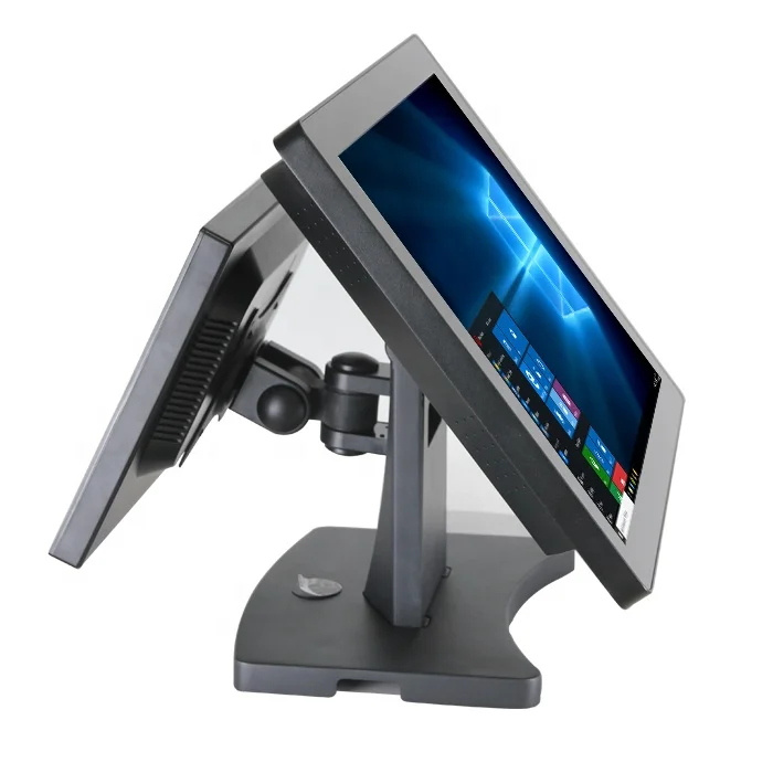 All In One Dual Pos Pc Stand With 75/100mm Vesa Mount Ms-21 - Buy Dual ...