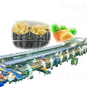 Canned Pineapple Production Process Line - Buy Pineapple Production ...