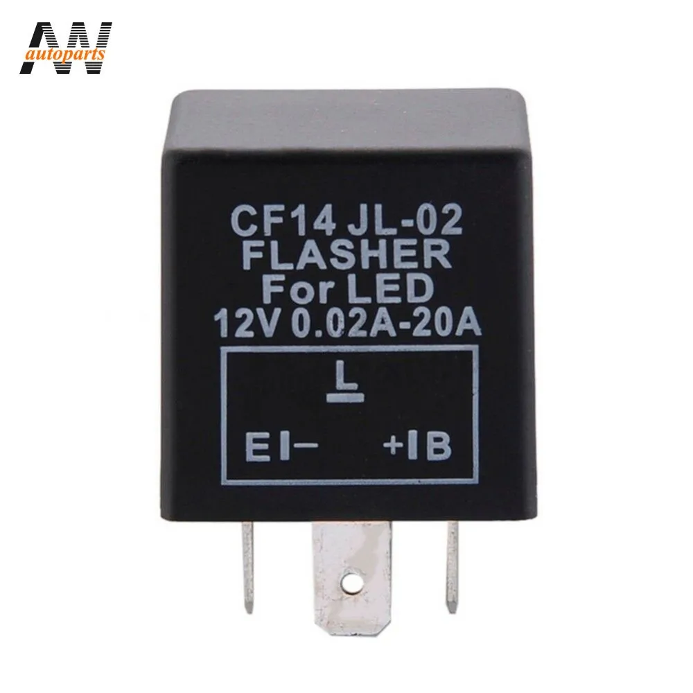 Aw Car Led Relay Electronic Flasher Uk Motorcycle Flashers Cf14 Jl-02 ...