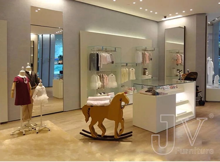 Customized Baby Clothes Display Stands for Shop Decoration