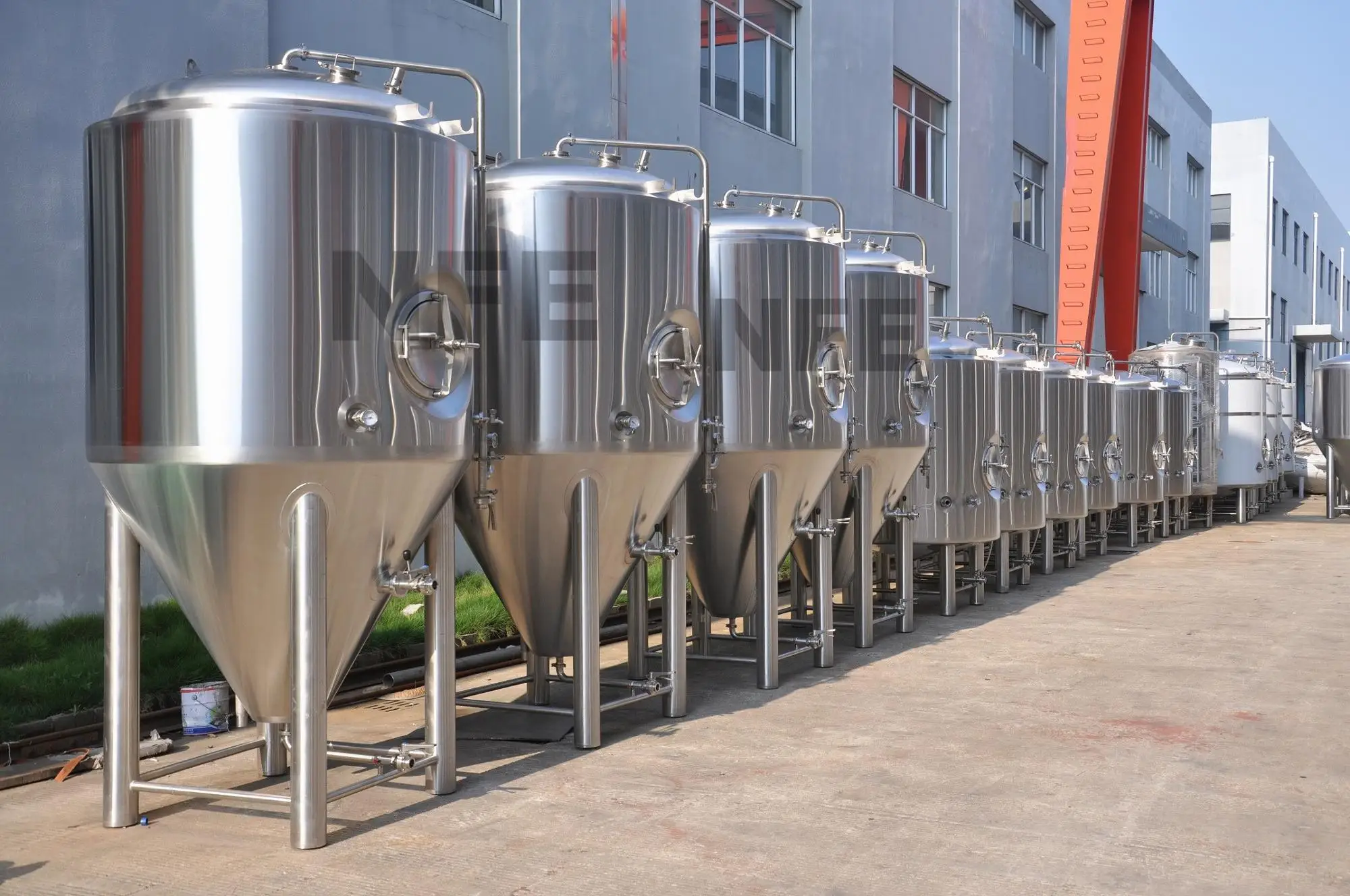 Industrial Temperature Control Fermentation Tank With Stirrer - Buy ...