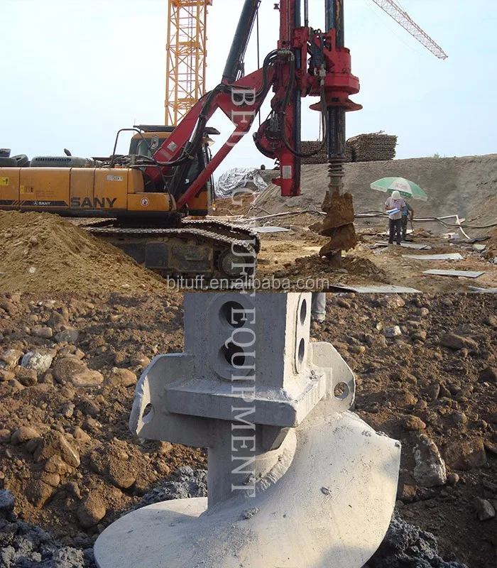 Rotary Rig Drilling Head Earth Drill Auger With Clay Teeth - Buy ...