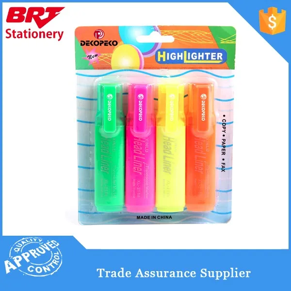 Highlighter 4 Colors Office Highlighter - Buy Color Highlighter,Office ...