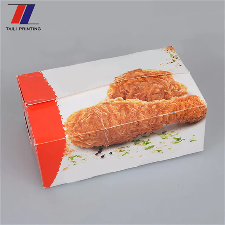 Custom Paper Fried Chicken Box To Take Away Cardboard Boxes For Fried ...