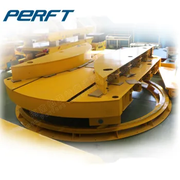 Heavy Load Industrial Turntable Rail Transfer Car Rotating Platform ...