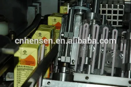 High Speed Drinking Straw Applicator - HENSEN Machine