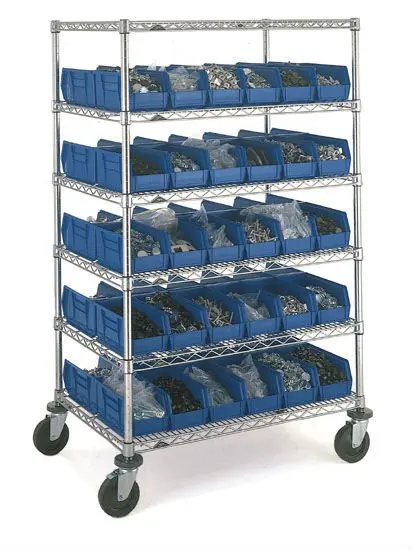 Antistatic PCB Plates Trolley - ESD Cart for Light Duty