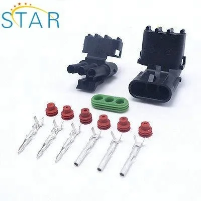 Universal Waterproof 3 Pin Male Female Wire Connector