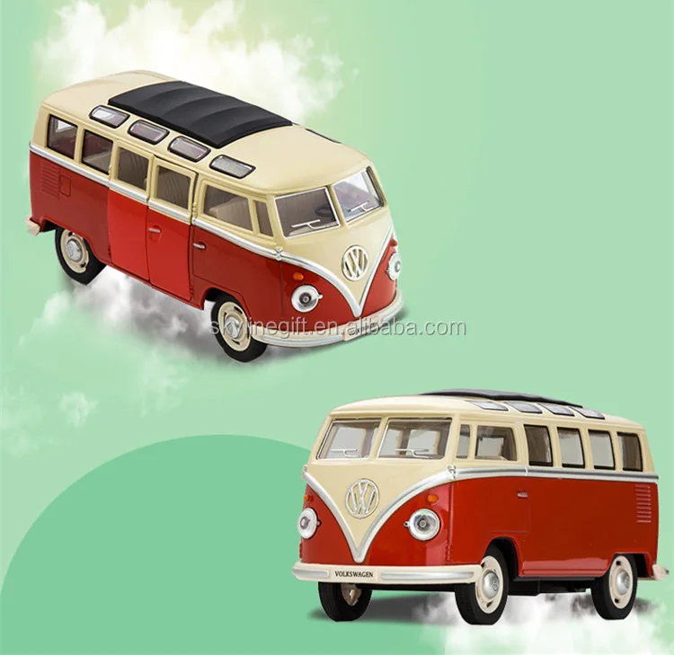 Wholesale Diecast Cars Toy Licensed Diecast Bus Model Vw T1 Retro Bus ...