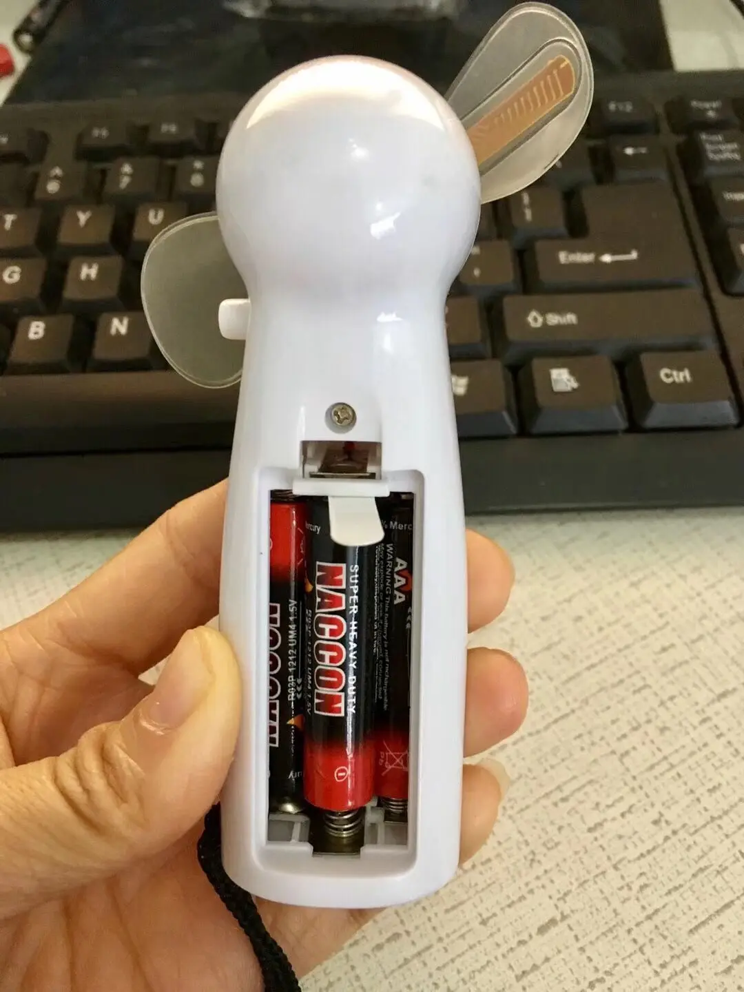 Custom Flashing Handy Programmable Led Message Fan - Buy Led Message ...