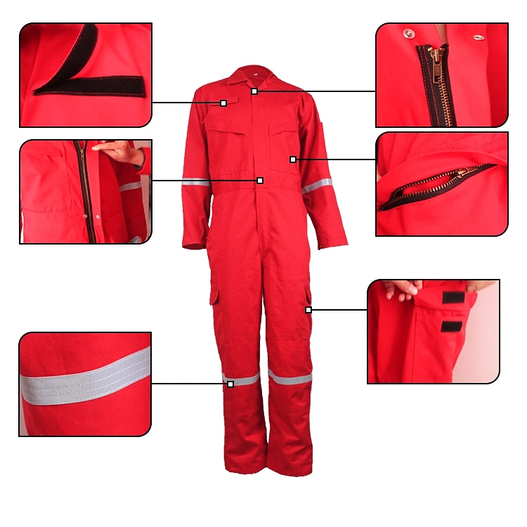 Top Class Cotton Series Fire Resistant Electrician Coverall With En ...