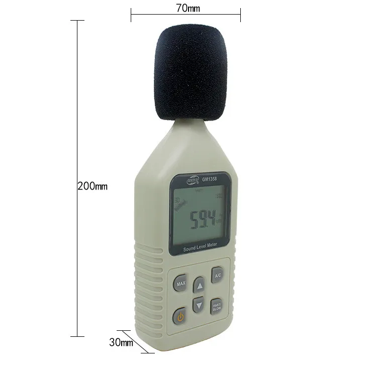 Digital Sound Level Noise Pollution Meter Online Noise Level Meter ...