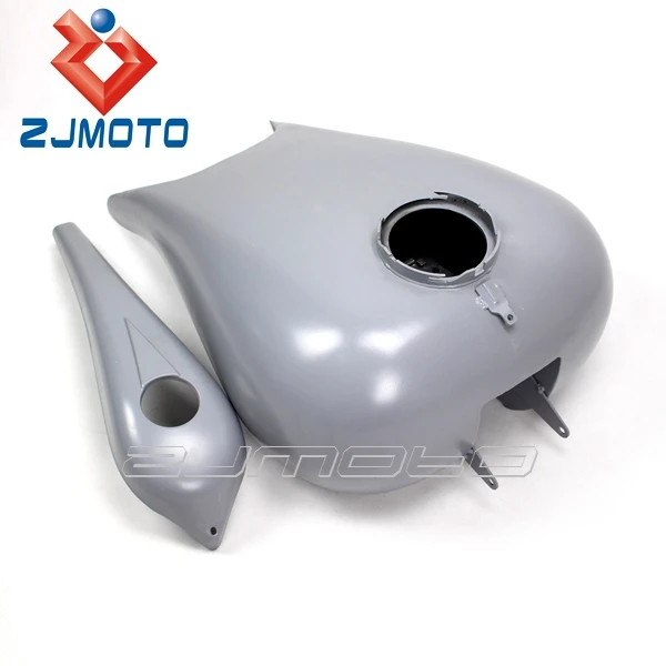 Hb005 Steel Motorcycle Fuel Tank Design Oil Container Tank Gray Silver ...