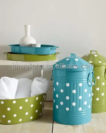 Cream Metal Laundry Powder Storage Box - Buy Laundry Powder Box,Metal ...