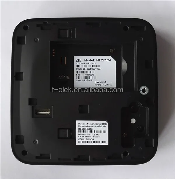 Zte Mf271 Hotspot Hspa+ Lte 150mbps Wifi Router For Rogers Network ...