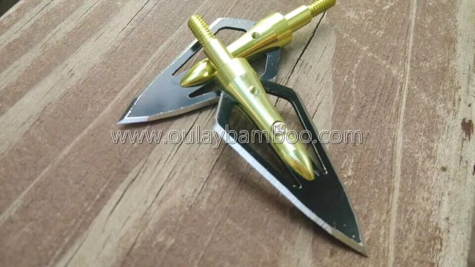 8mm 5/16 Tapered Field Tips Black Archery Arrow Points Arrowheads ...