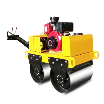 Diesel Engine Reversible Vibrating Tamping Roller 6hp Road Roller ...