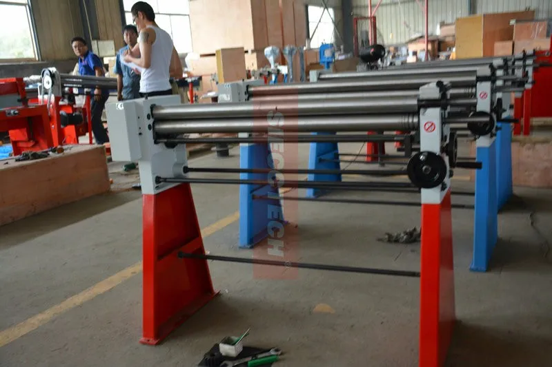 Manual 3 Rolls Small Sheet Roller Bending Machine,Small Slip Roll ...