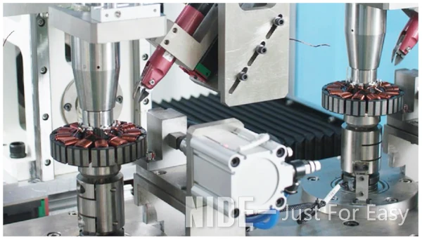 Gebläse BLDC Motor Anker Rotor Stator Nadel wickel maschine Spulen ...
