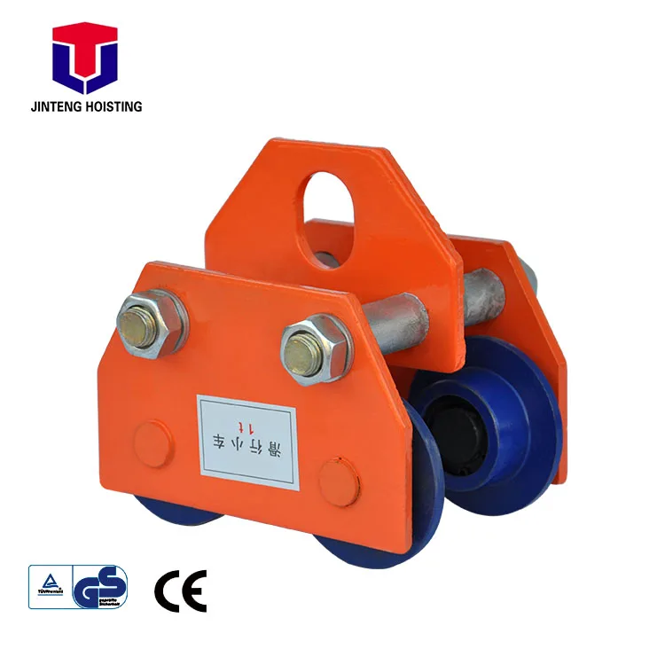 Single Track Manual Plain Trolley 0.5ton To 20 Ton 0.5 Ton T Type Hand ...