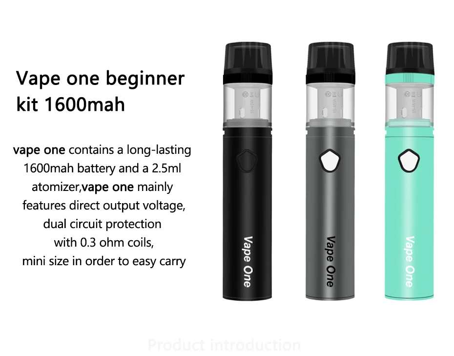 2018 E-bossvape Hot Sales Vape One Dual Coils 22mm 1600mah Vape Pen E ...