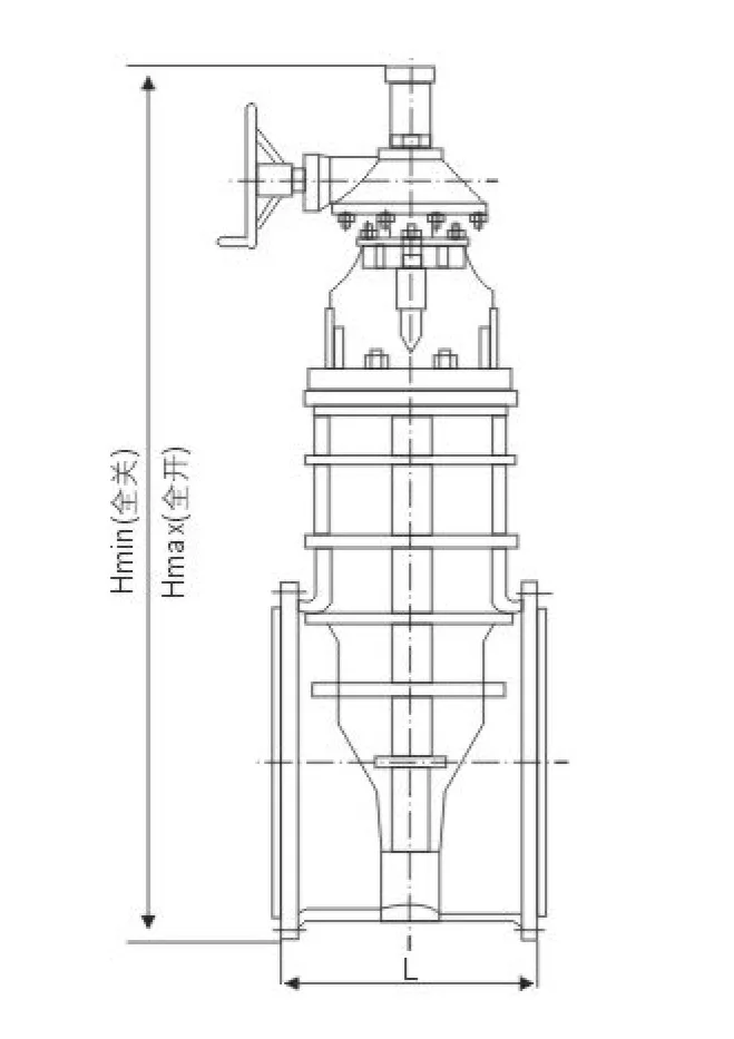 36 Inch Large Diameter Double Flanged Flexible Wedge Gate Valve - Buy ...