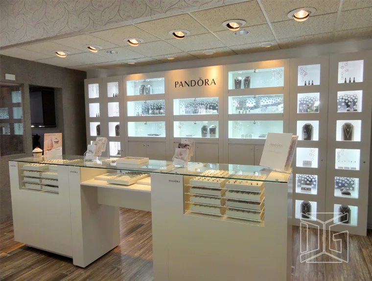 High End Commercial Acrylic Wood Pandora Jewelry Display - Buy Jewelry ...