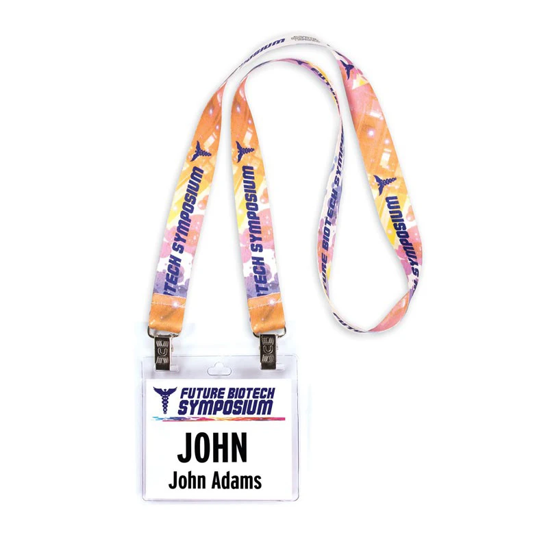 Customizable Credential Holder Lanyard - Durable & Stylish