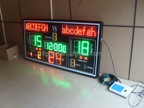 FITS Basketball Scoreboard - LED Electronic Scorekeeping