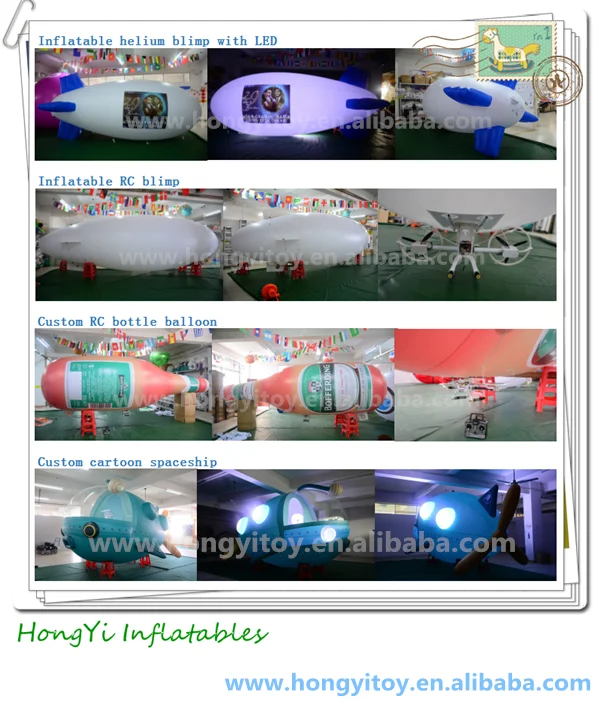 Inflatable Radio Control Blimp - Commercial Helium Balloon
